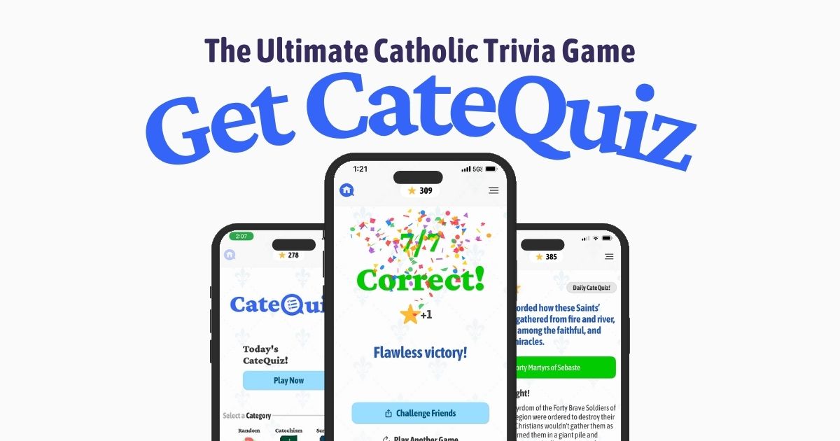 CateQuiz Free Catholic Quiz App